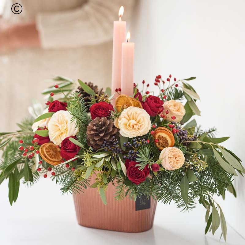 Luxury Classic Candle arrangement – buy online or call 01342 835 083